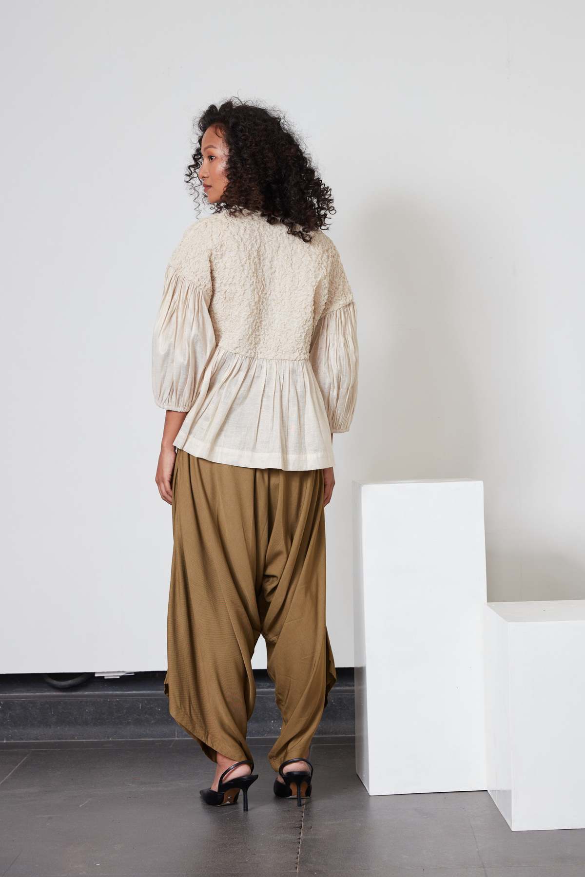 RUJUTA SHETH Harem Pants - Umber | Garmentory