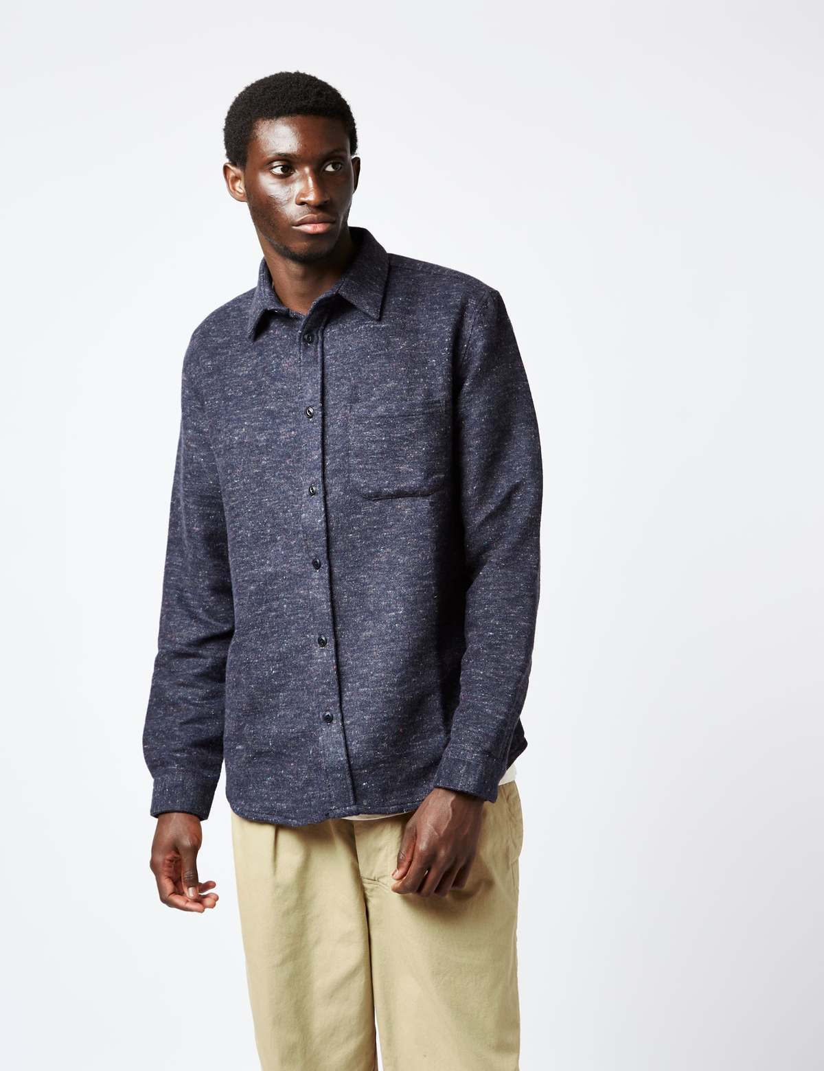 Portuguese Flannel Soft Rude Shirt - Blue | Garmentory