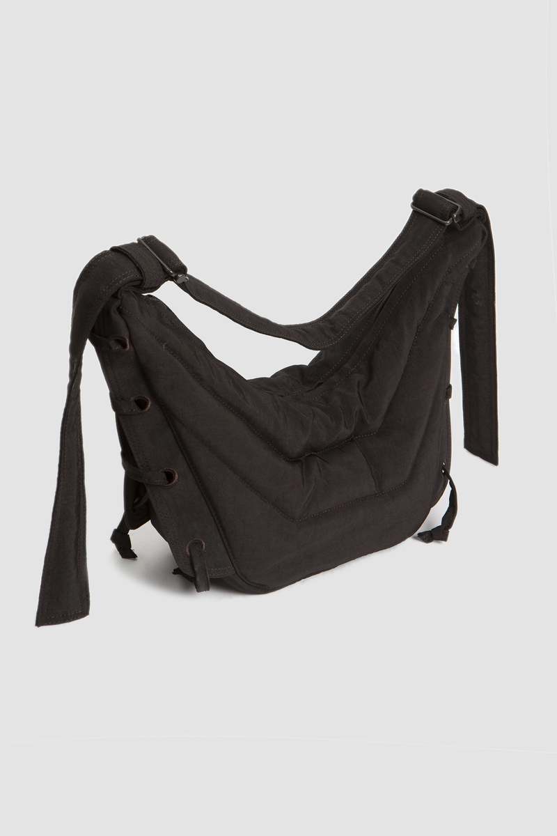 Lemaire Small Soft Game Bag - Dark Chocolate | Garmentory