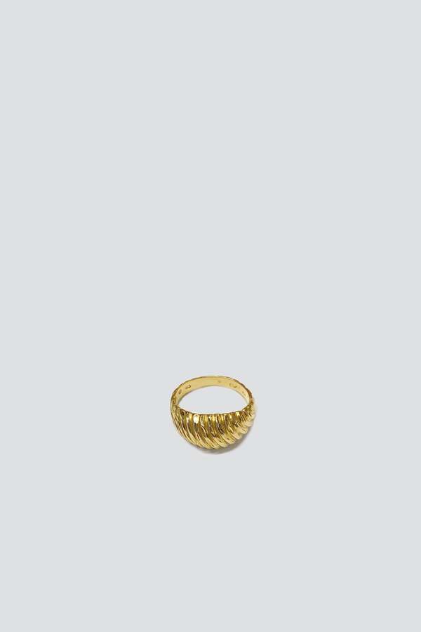 Banded Pinky Ring 14k Gold Garmentory