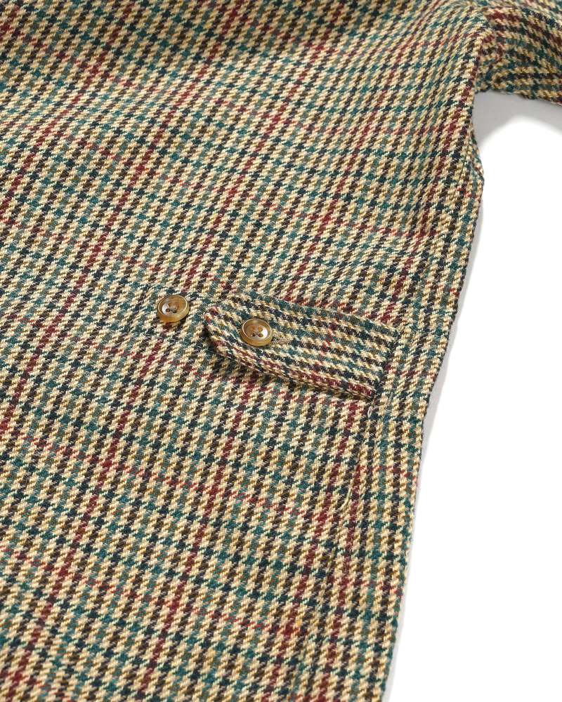 Engineered Garments Acrylic Wool Loiter Jacket - Khaki Gunclub Check ...