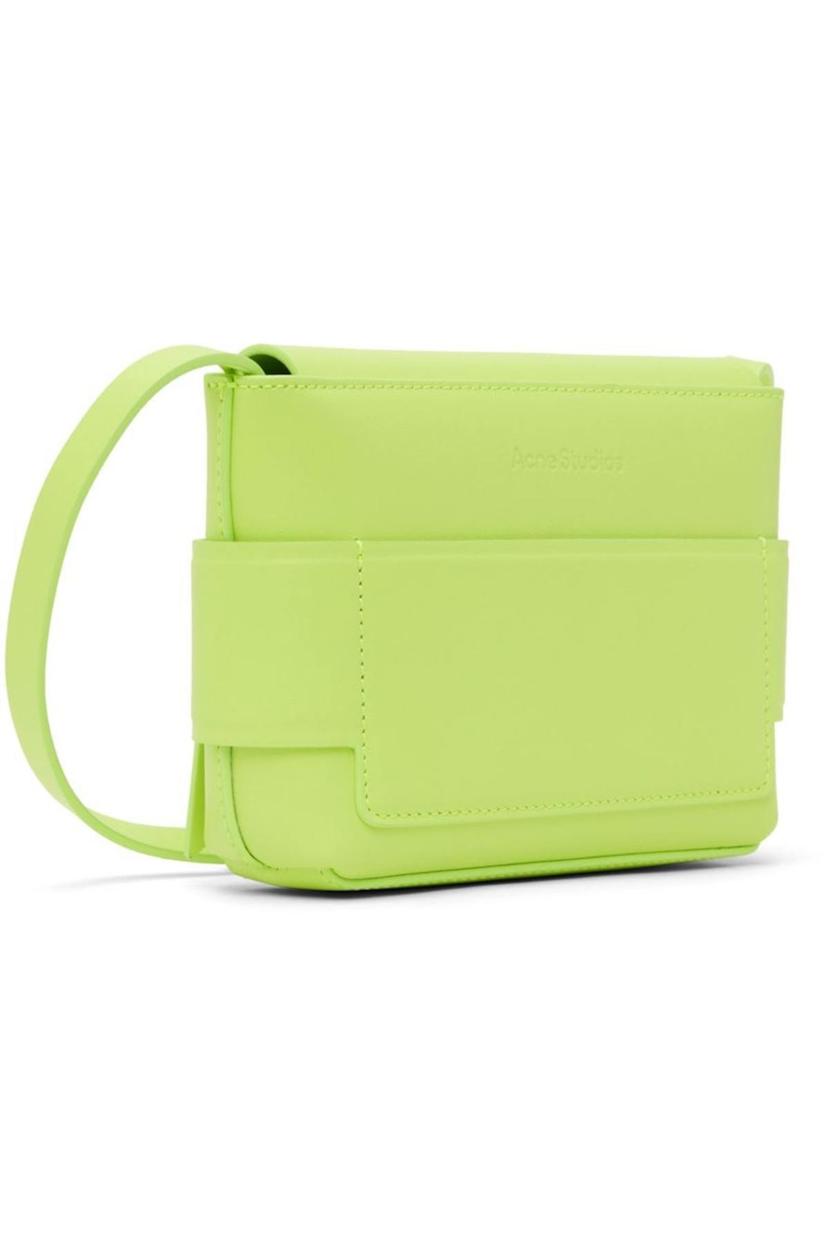 Acne Studios Green Mini Musubi Bag - Lime Green | Garmentory