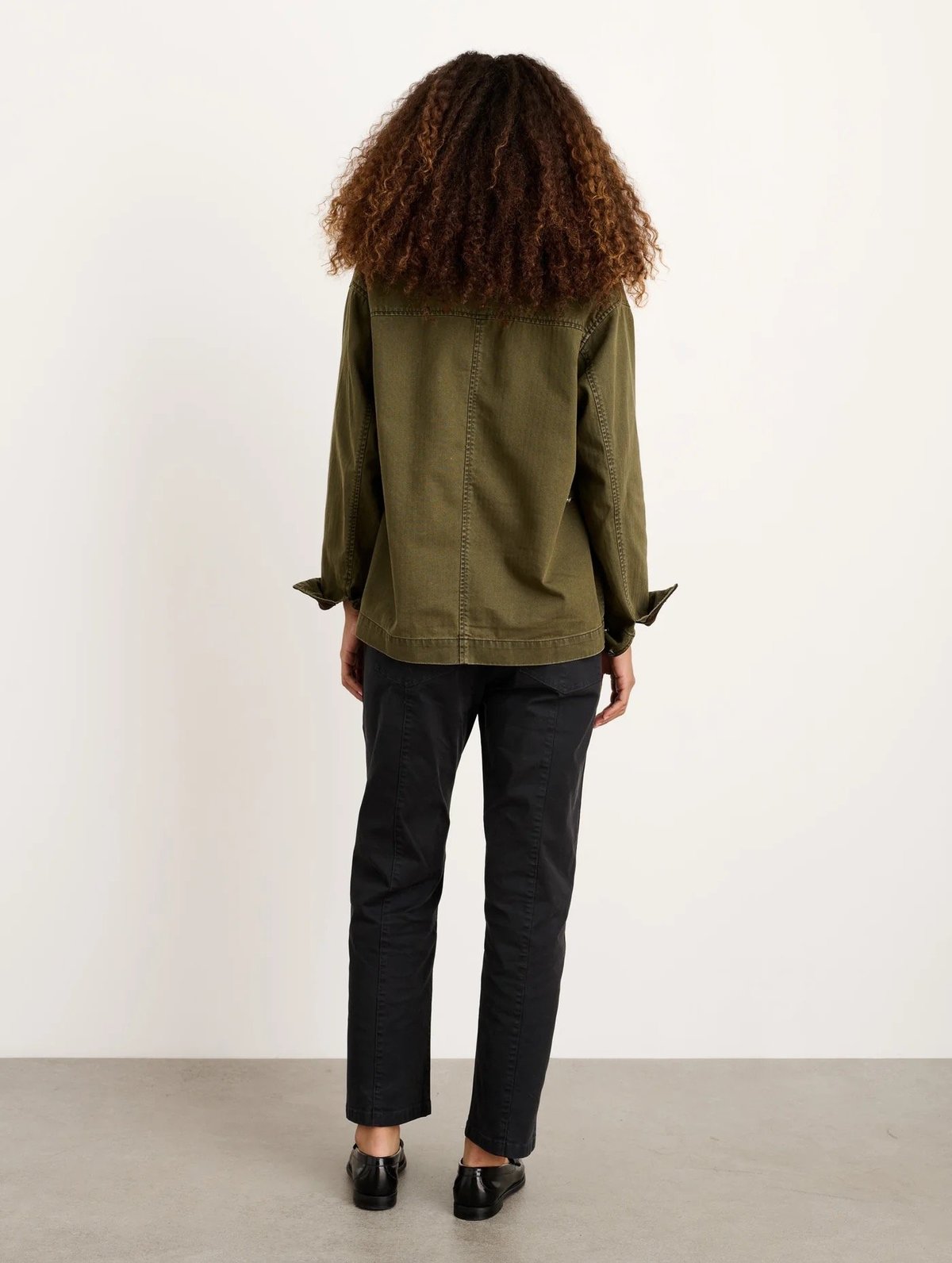 Alex Mill Mel Jacket - Military Olive Herringbone | Garmentory