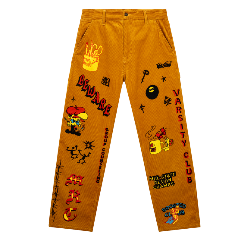 MARKET BOOSTED CLUB CORDUROY PANTS - RATTAN | Garmentory