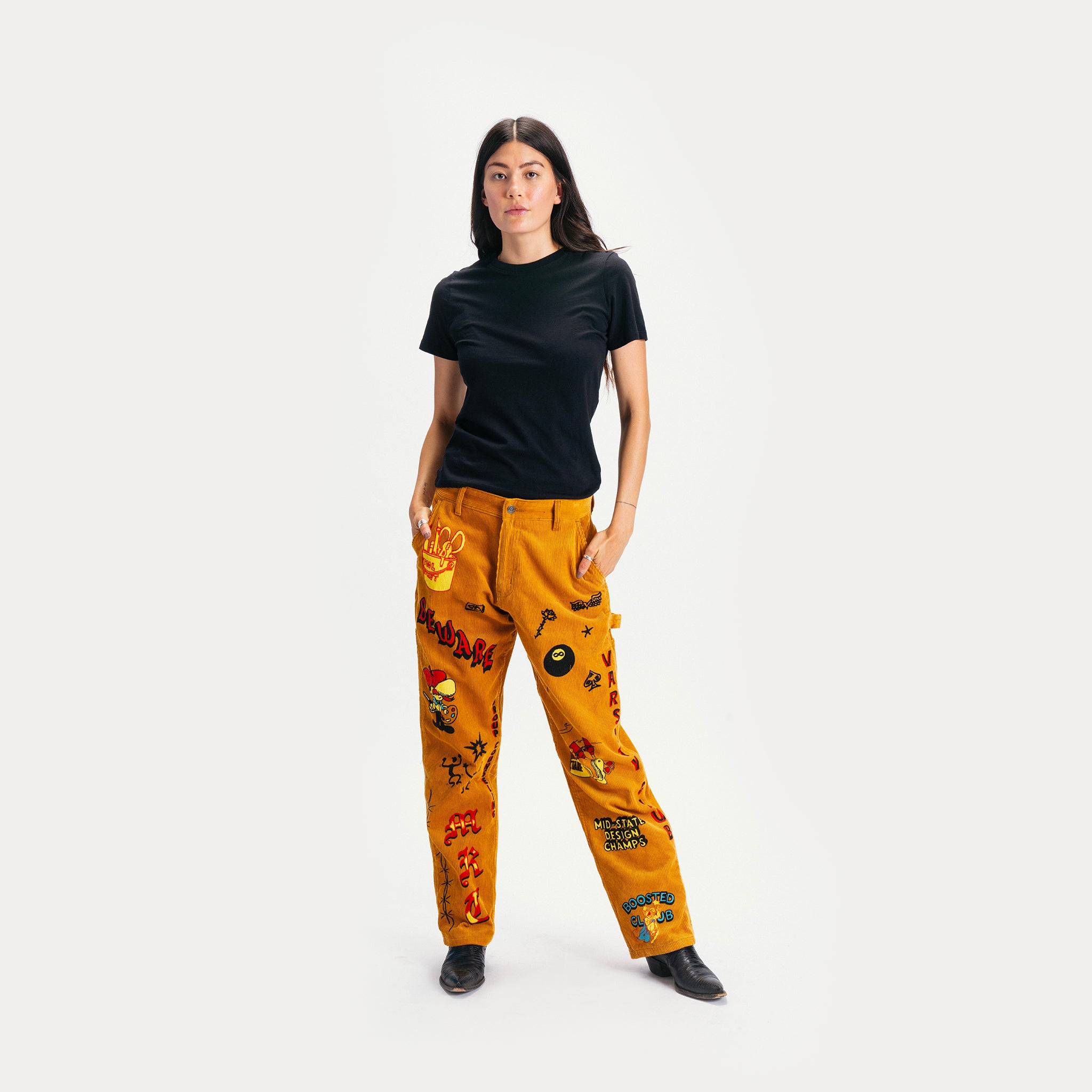 MARKET BOOSTED CLUB CORDUROY PANTS - RATTAN | Garmentory