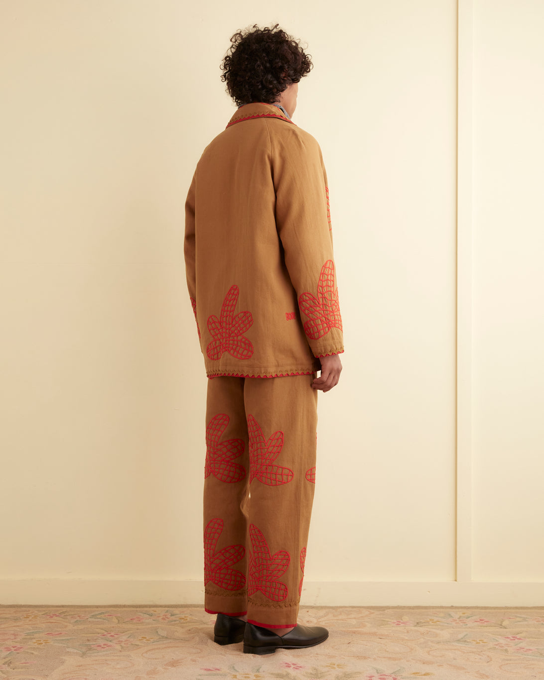 BODE Field Maple Coat - Brown/Red | Garmentory