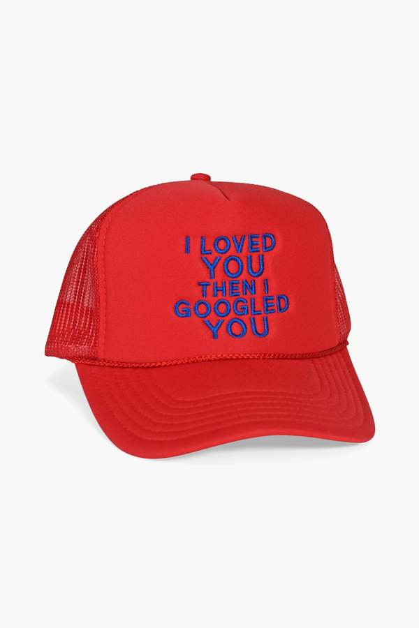 THE CELECT Stacked Googled Hat - Red | Garmentory