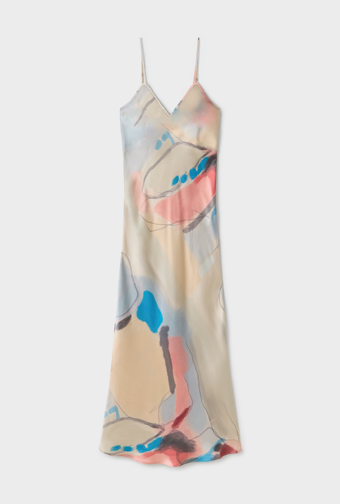 Silk Laundry 90s Slip Dress - Expressionist | Garmentory