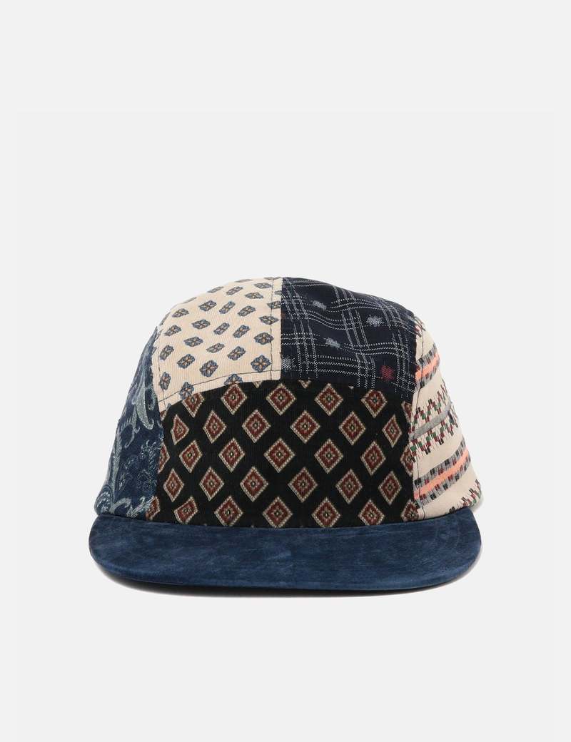 Beams Plus 5 Panel Cap - Multi Navy Blue | Garmentory