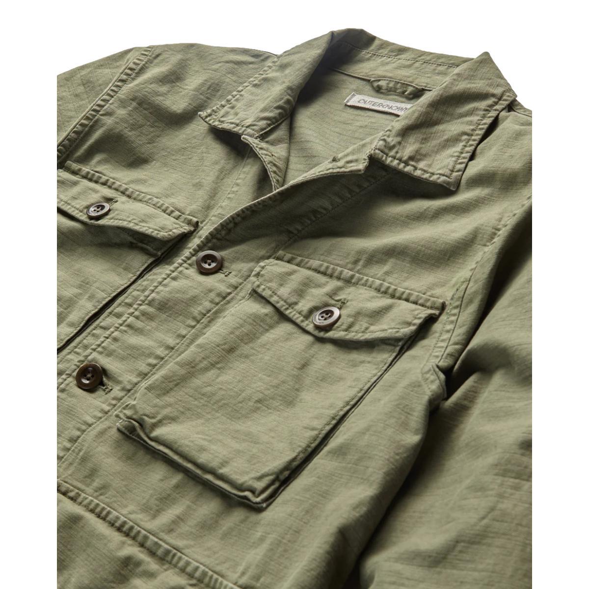 Outerknown The Utilitarian Chore Coat - Olive Drab | Garmentory