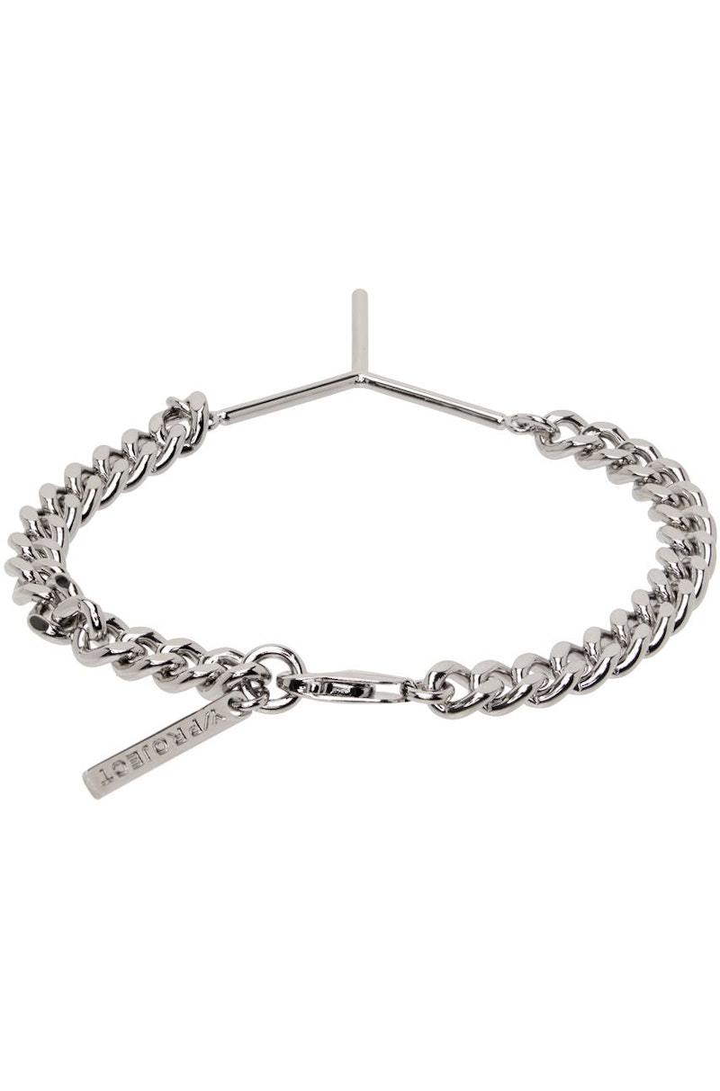 Y/Project Mini Y Chain Bracelet - Silver | Garmentory