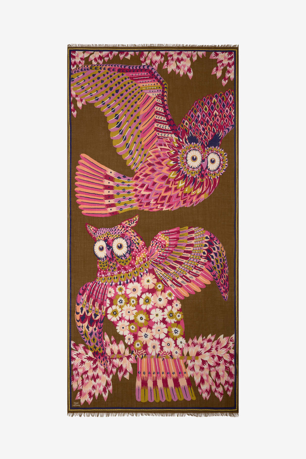 Inoui Editions 100 Hulule Scarf - Fuchsia | Garmentory