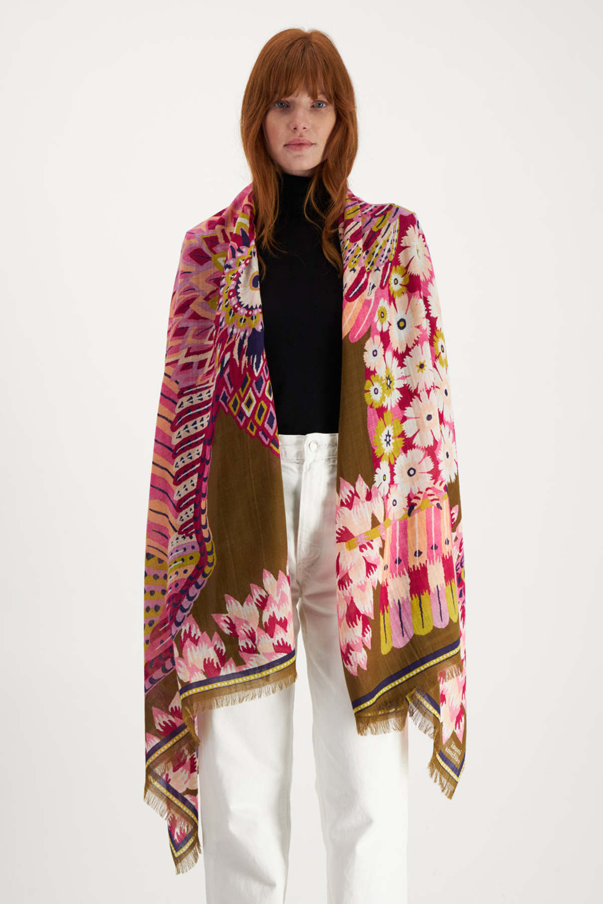 Inoui Editions 100 Hulule Scarf - Fuchsia | Garmentory