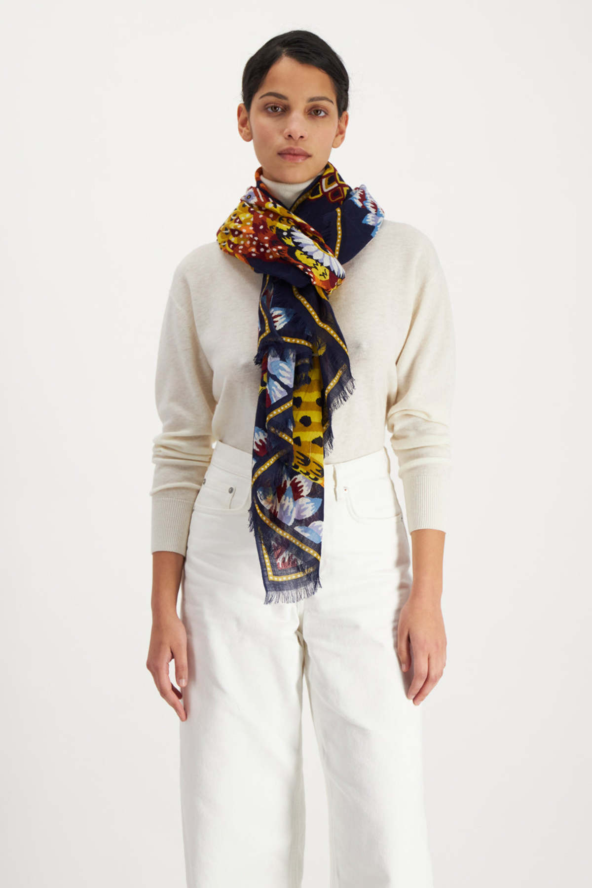 Inoui Editions 100 Hulule Scarf - Navy | Garmentory