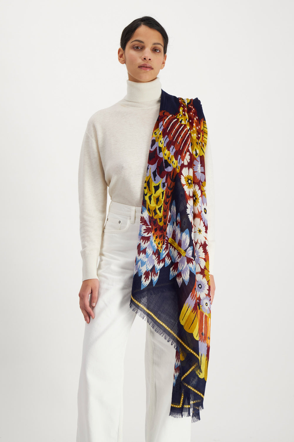 Inoui Editions 100 Hulule Scarf - Navy | Garmentory
