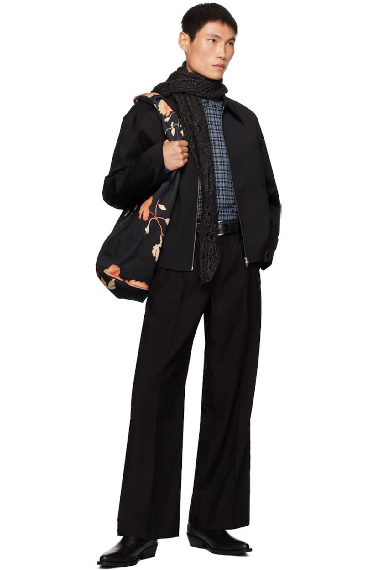 Our Legacy Black Drip Denim Tote | Garmentory