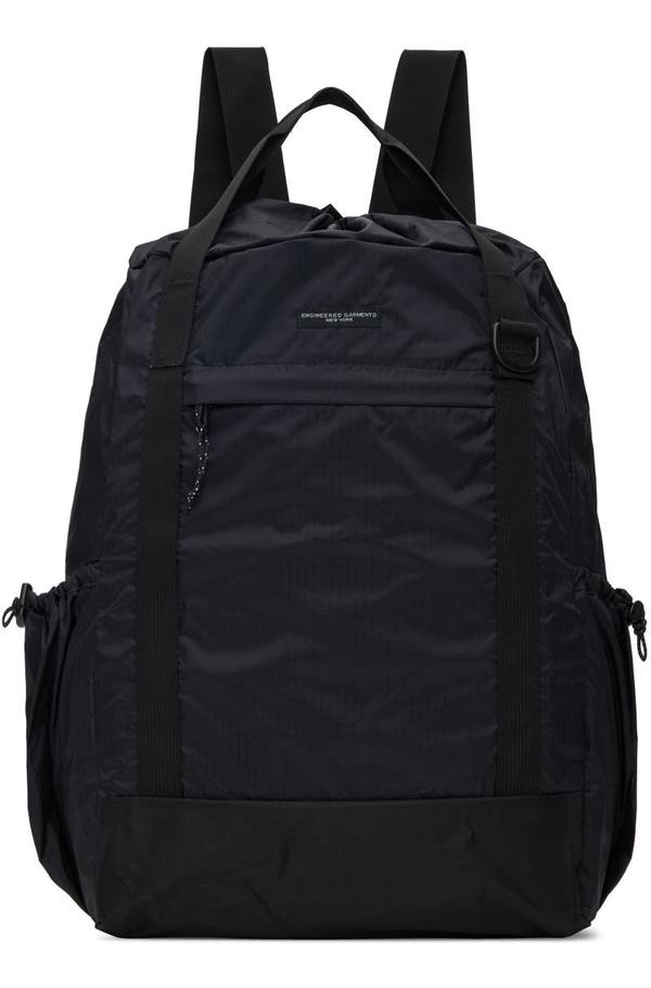 Engineered Garments Black Ripstop Backpack | Garmentory