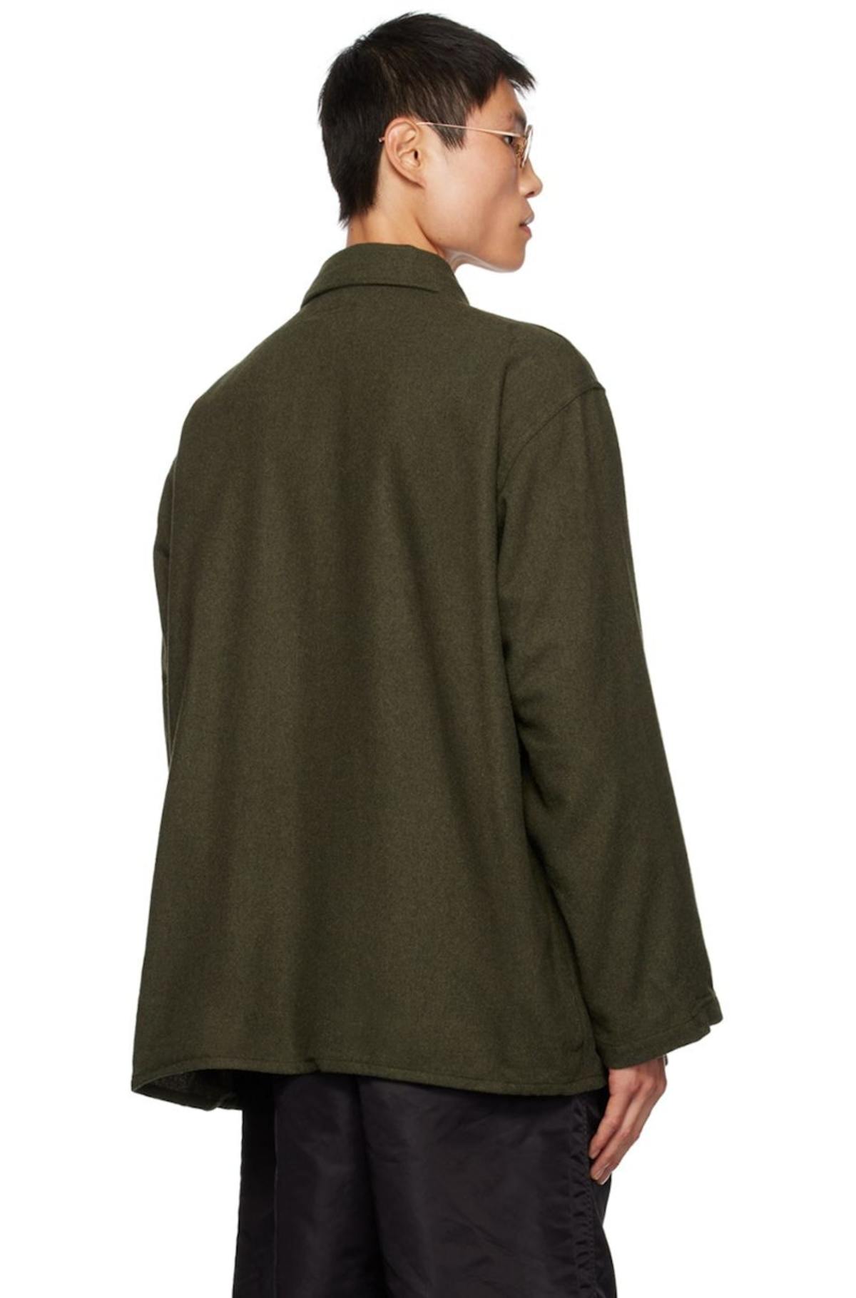 Engineered Garments Flap Pockets Jacket - Green | Garmentory