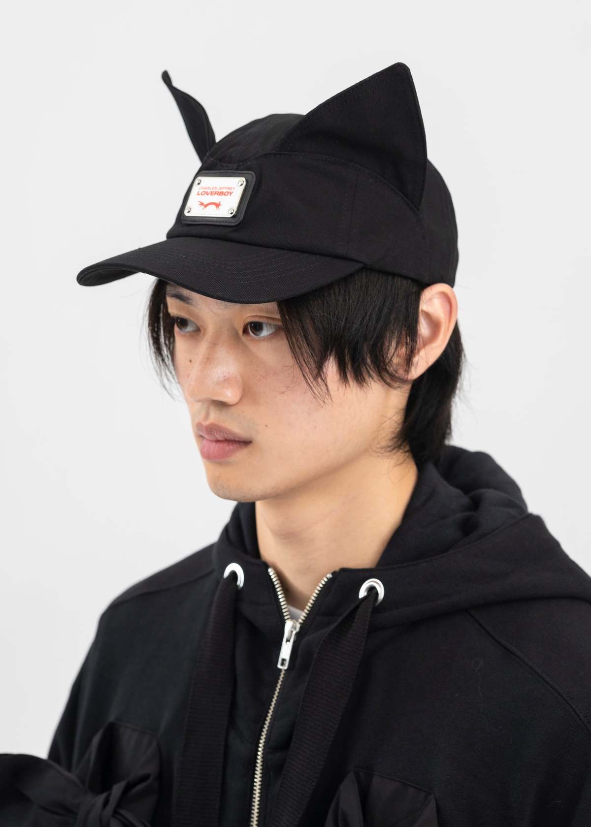 Charles Jeffrey EARS CAP - BLACK | Garmentory