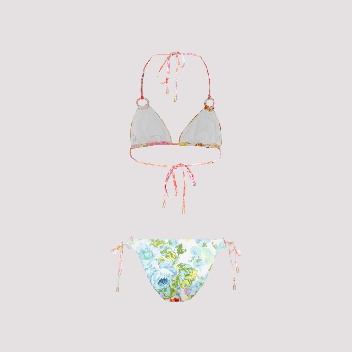 ZIMMERMANN RAIE RING TIE BIKINI SWIMWEAR | Garmentory