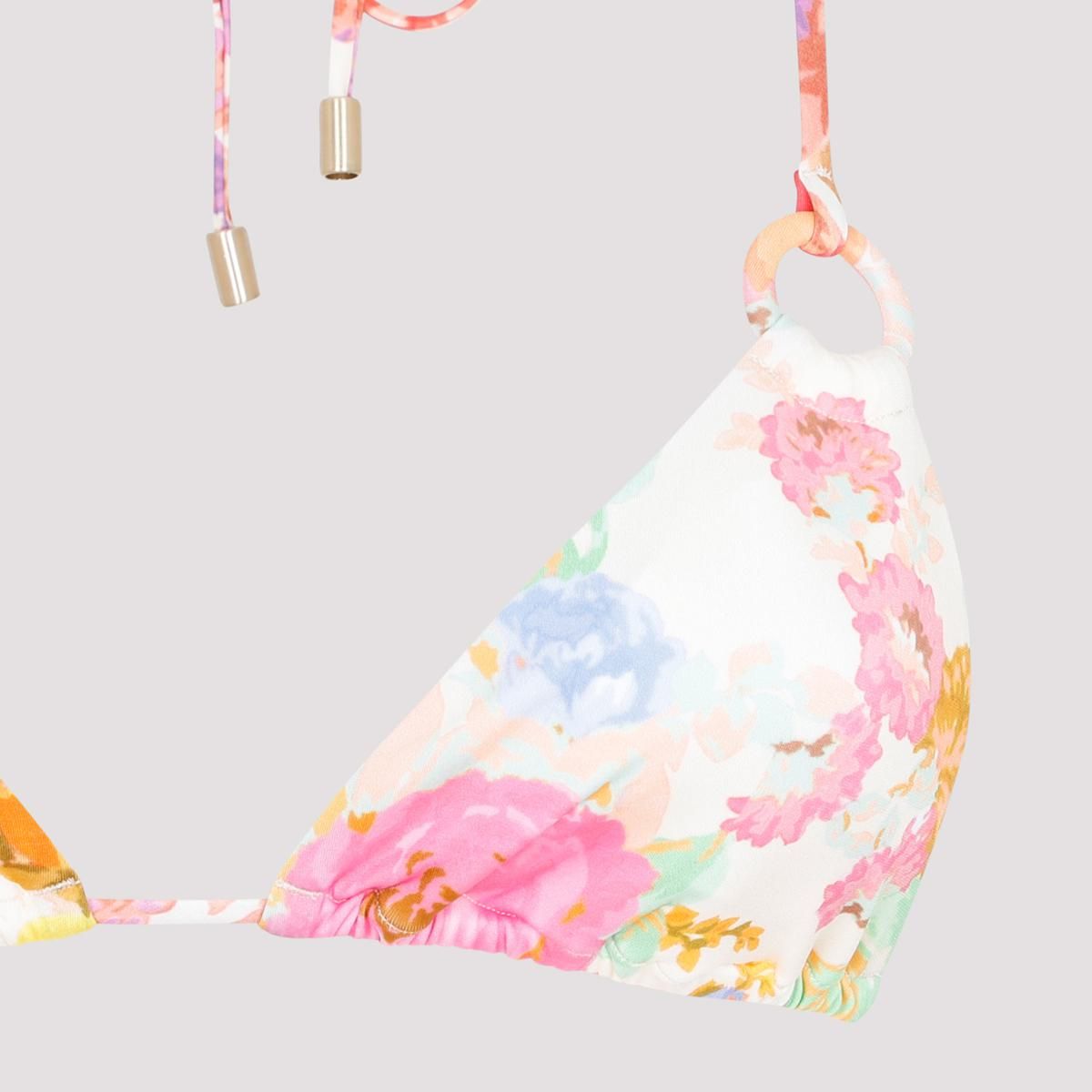 ZIMMERMANN RAIE RING TIE BIKINI SWIMWEAR | Garmentory