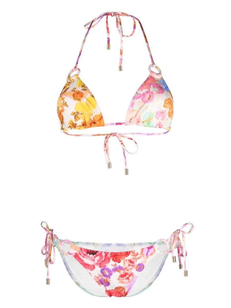 ZIMMERMANN FLORAL BIKINI SET | Garmentory