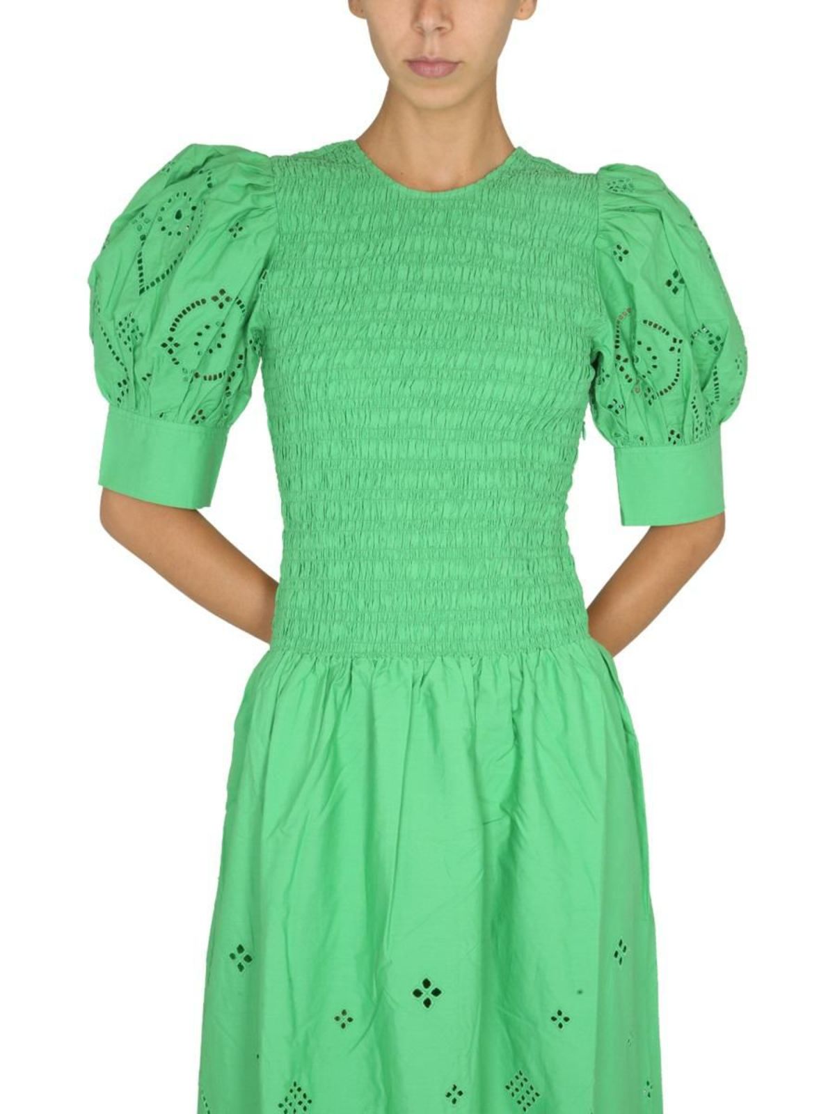 Ganni Dress With Embroidery | Garmentory