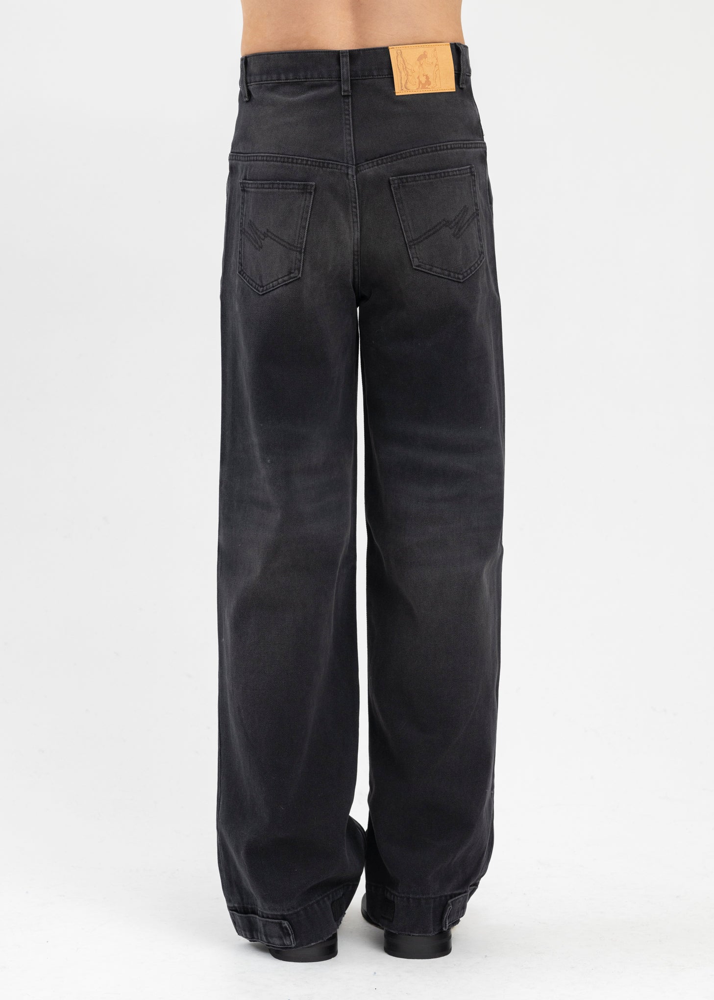 COWBOY WASH WIDE LEG JEANS | Garmentory
