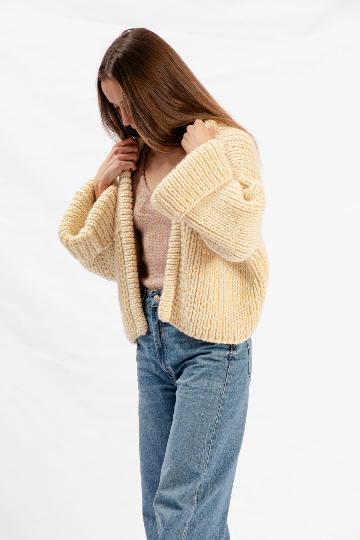 HJK She Wolf Highland Wool Cardigan | Garmentory