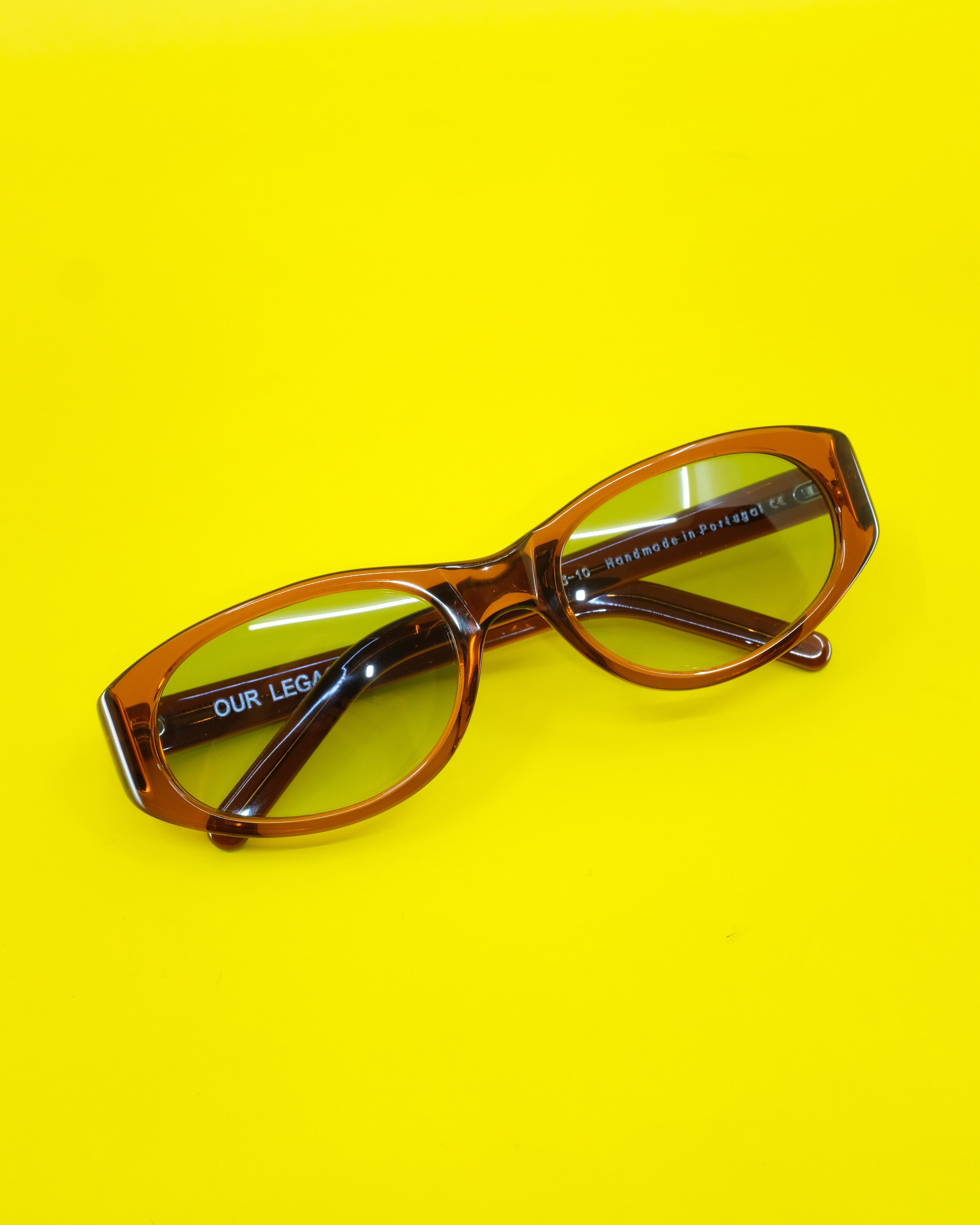 Our Legacy Unwound Sunglasses - Light Treacle | Garmentory