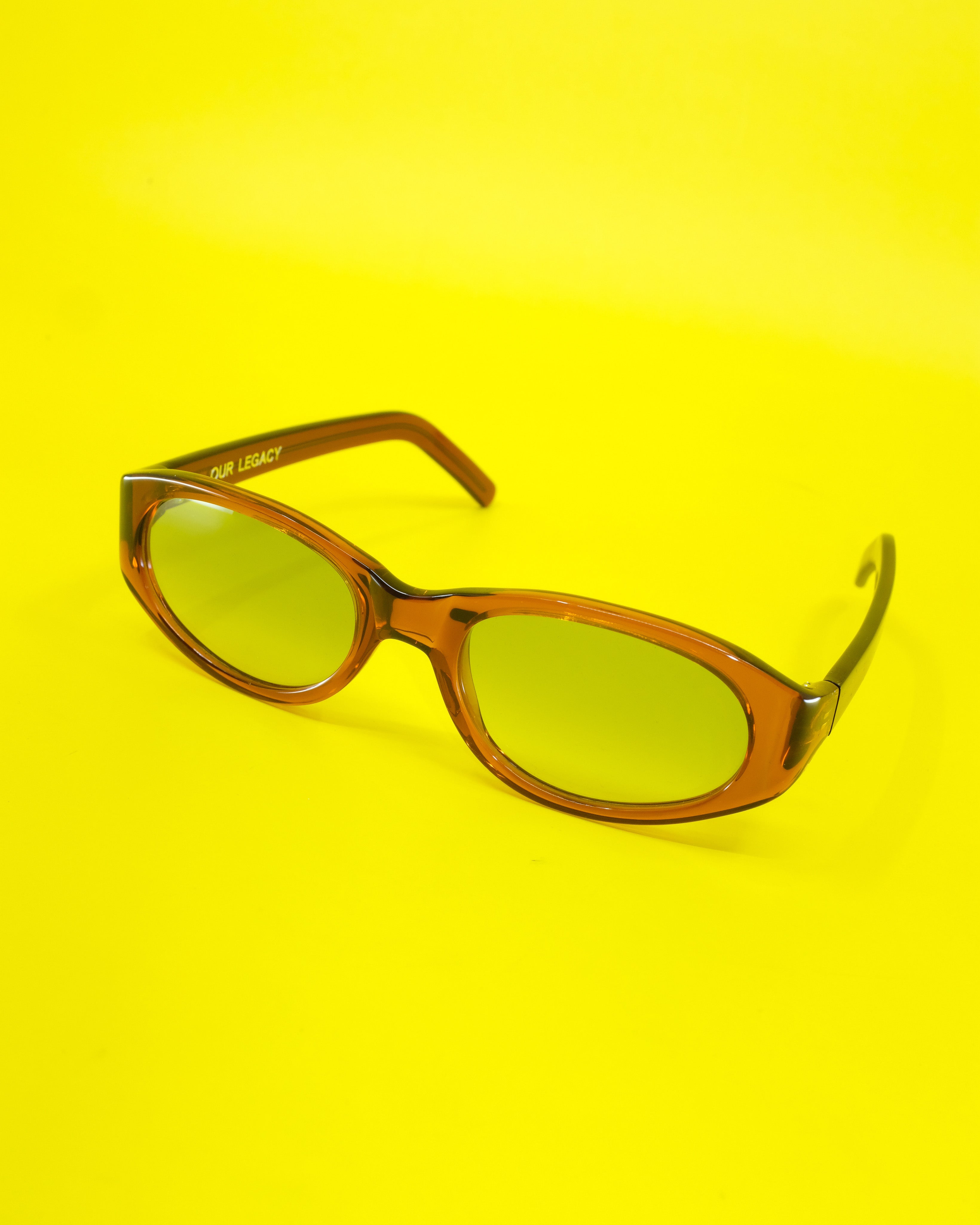 Our Legacy Unwound Sunglasses - Light Treacle | Garmentory