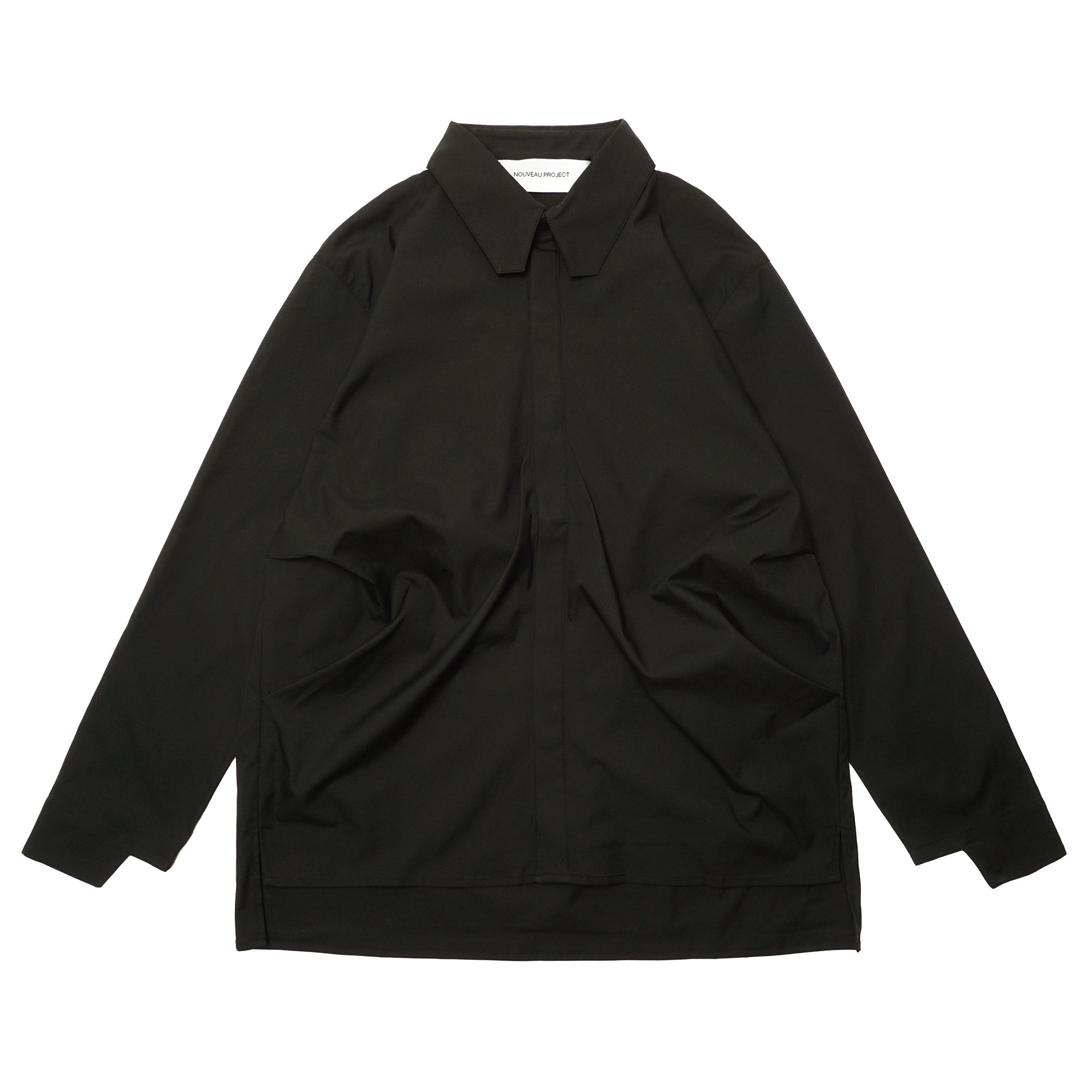 NOUVEAU PROJECT TEFLON JET VENT SHIRT - BLACK | Garmentory