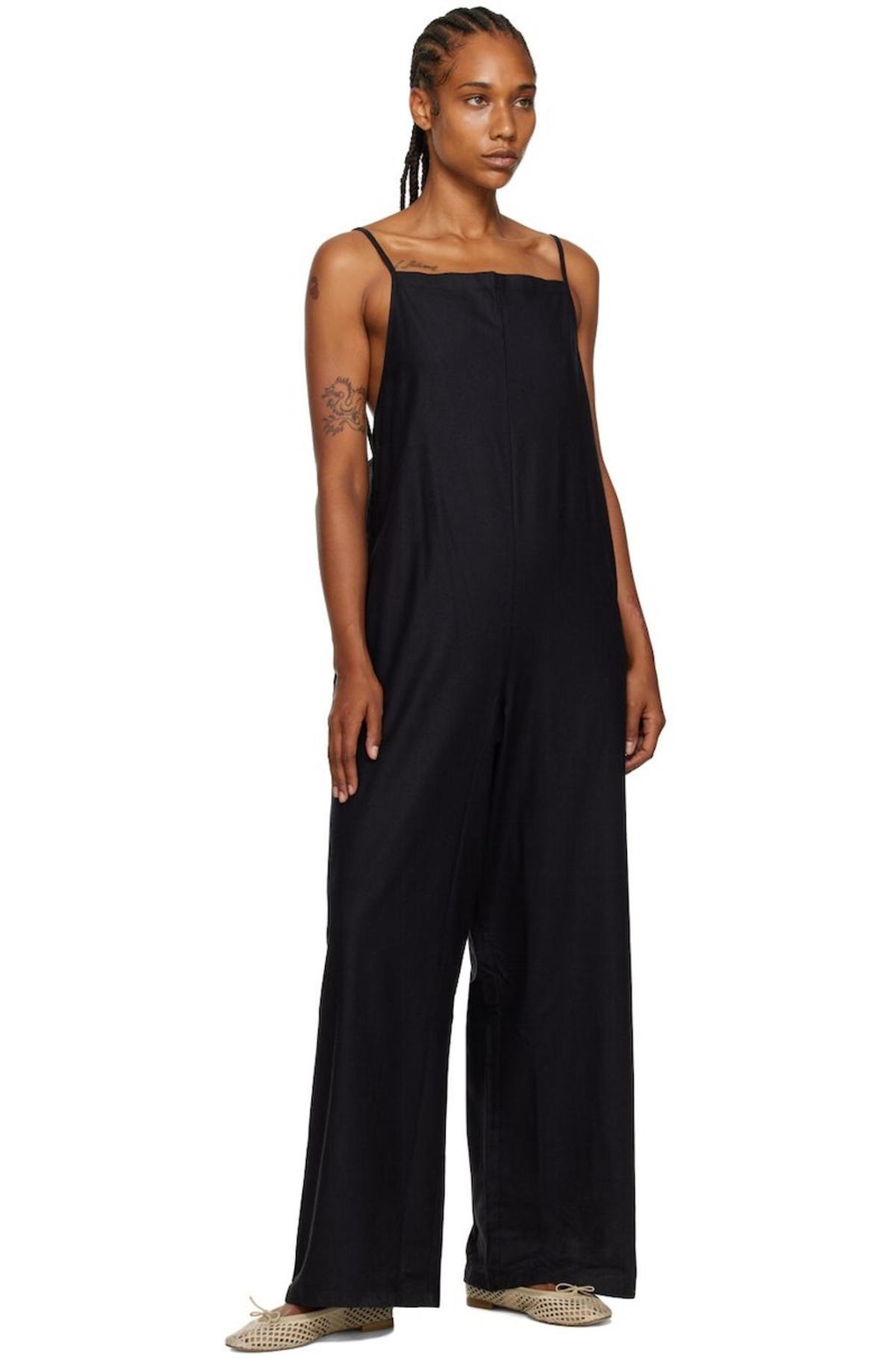Baserange Yumi Jumpsuit - Black | Garmentory