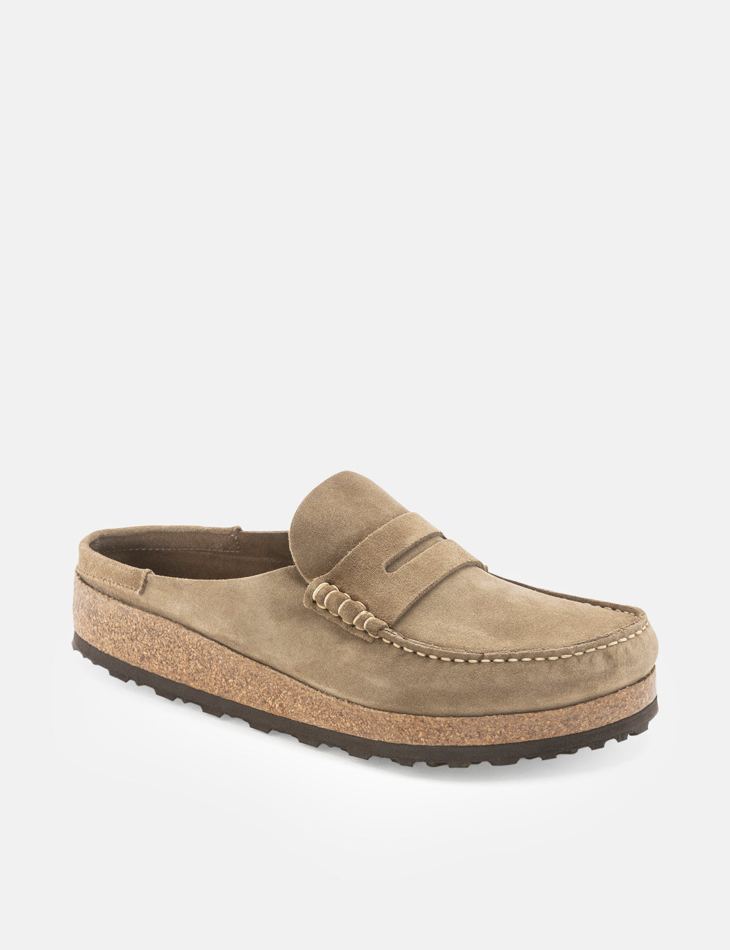 Birkenstock Naples Suede Leather regular shoes - brown | Garmentory