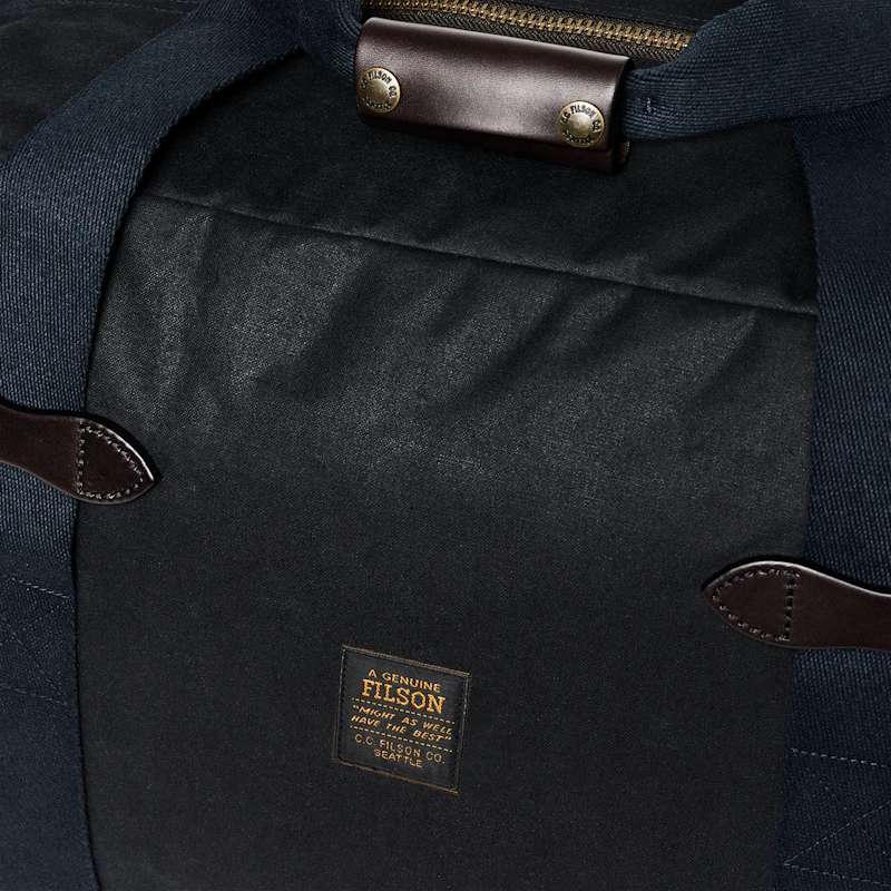Filson Medium Tin Cloth Duffel Bag - Navy | Garmentory