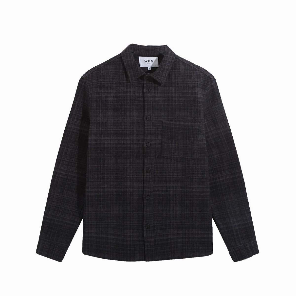 Wax London Shelly Mesh Check Shirt - Charcoal | Garmentory