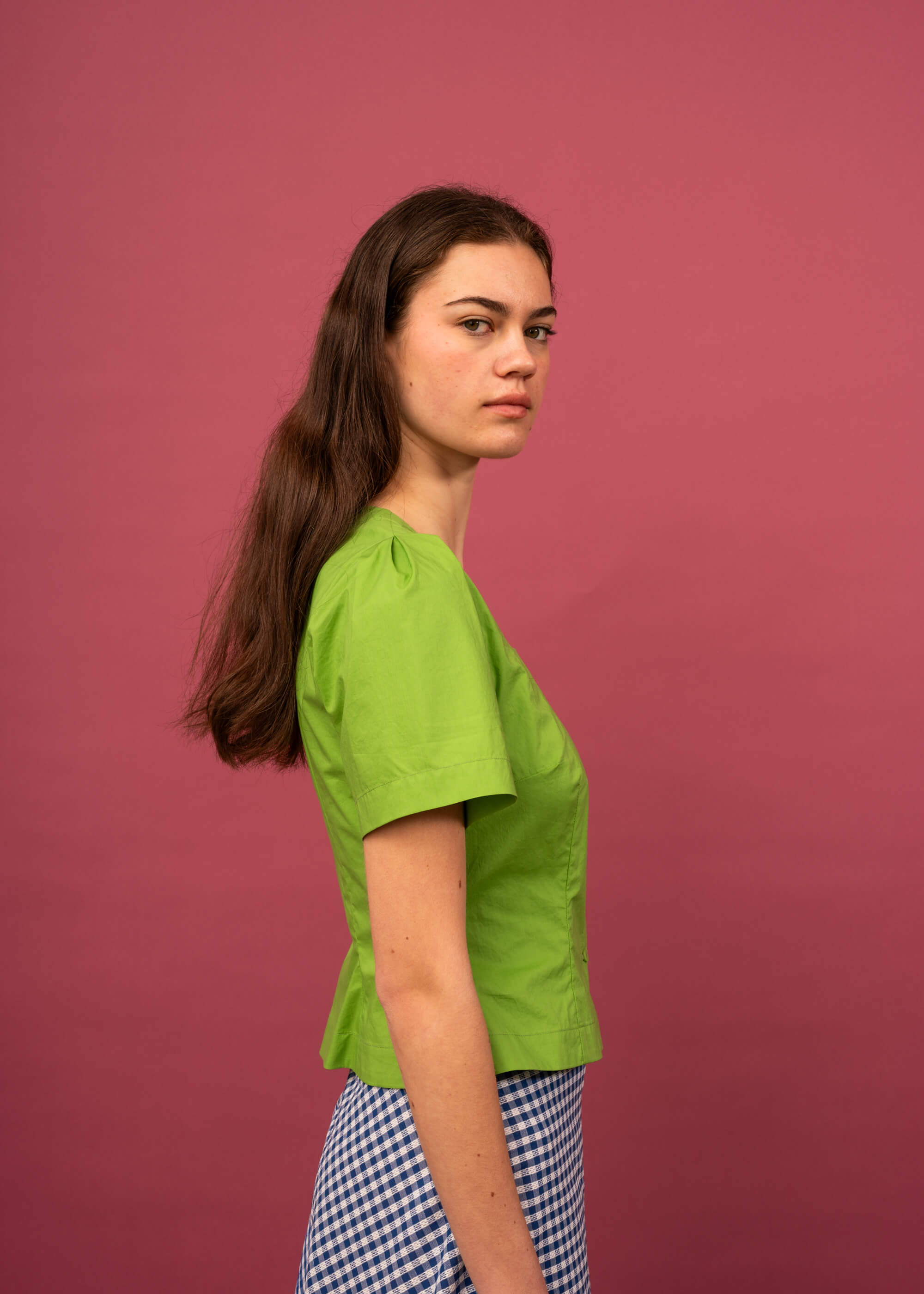 Penny Sage Summer Lara Shirt - Kiwifruit | Garmentory