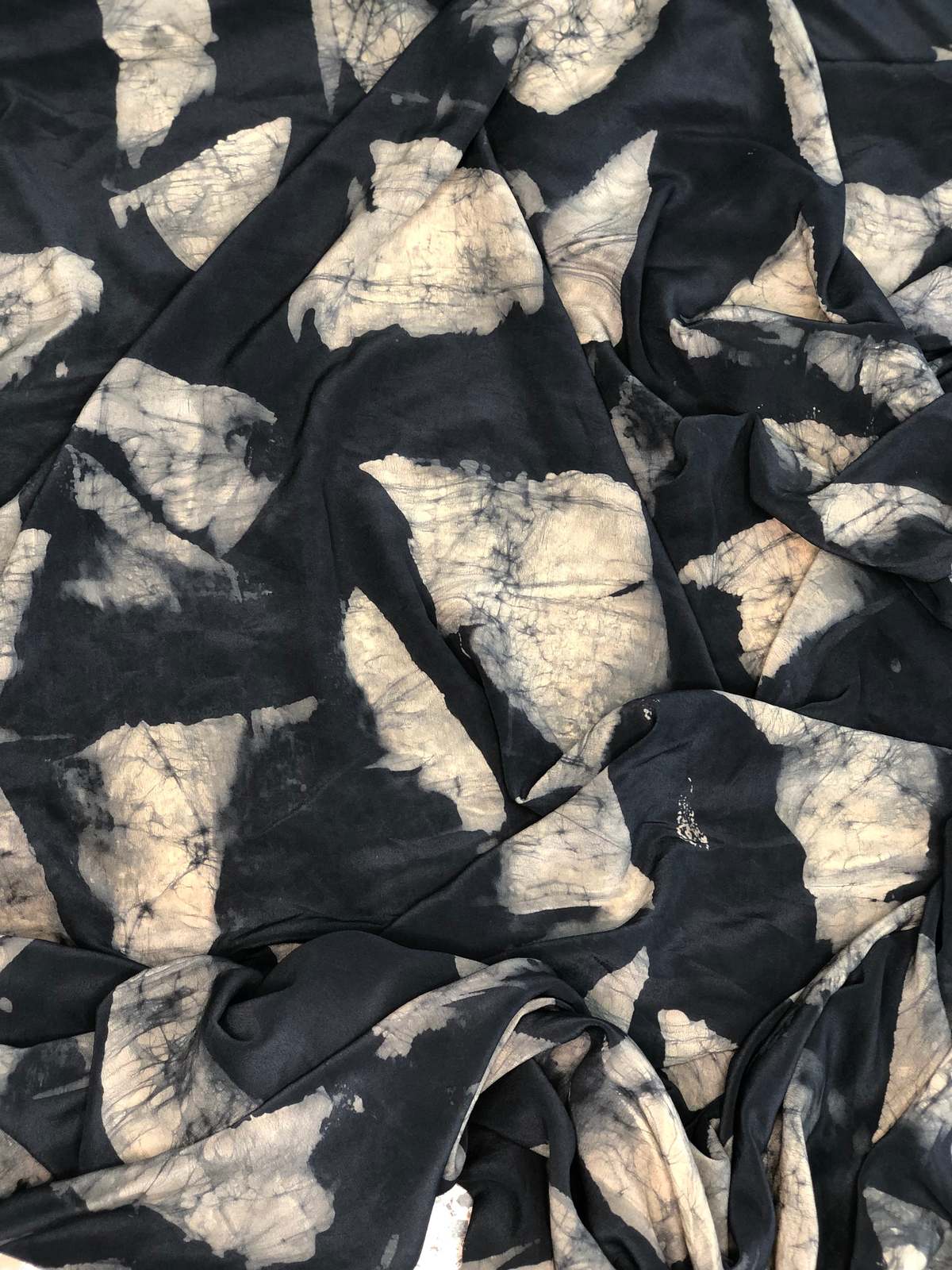 Sample Fabric - Silk Crepe De Chine in Contuse | Garmentory