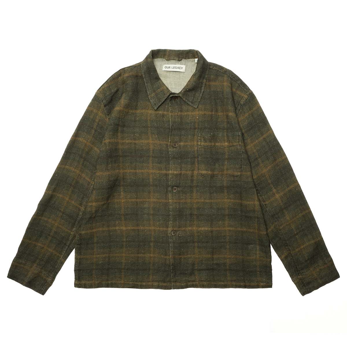 Our Legacy BOX SHIRT - MIRAGE WAX CHECK | Garmentory