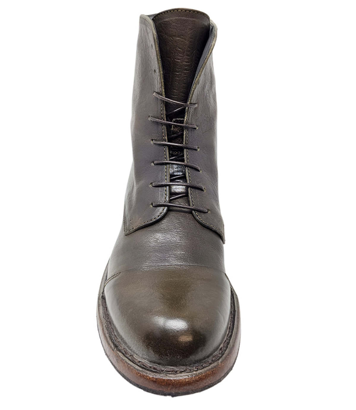MOMA Army Green Lace Up Boot - Army Green | Garmentory