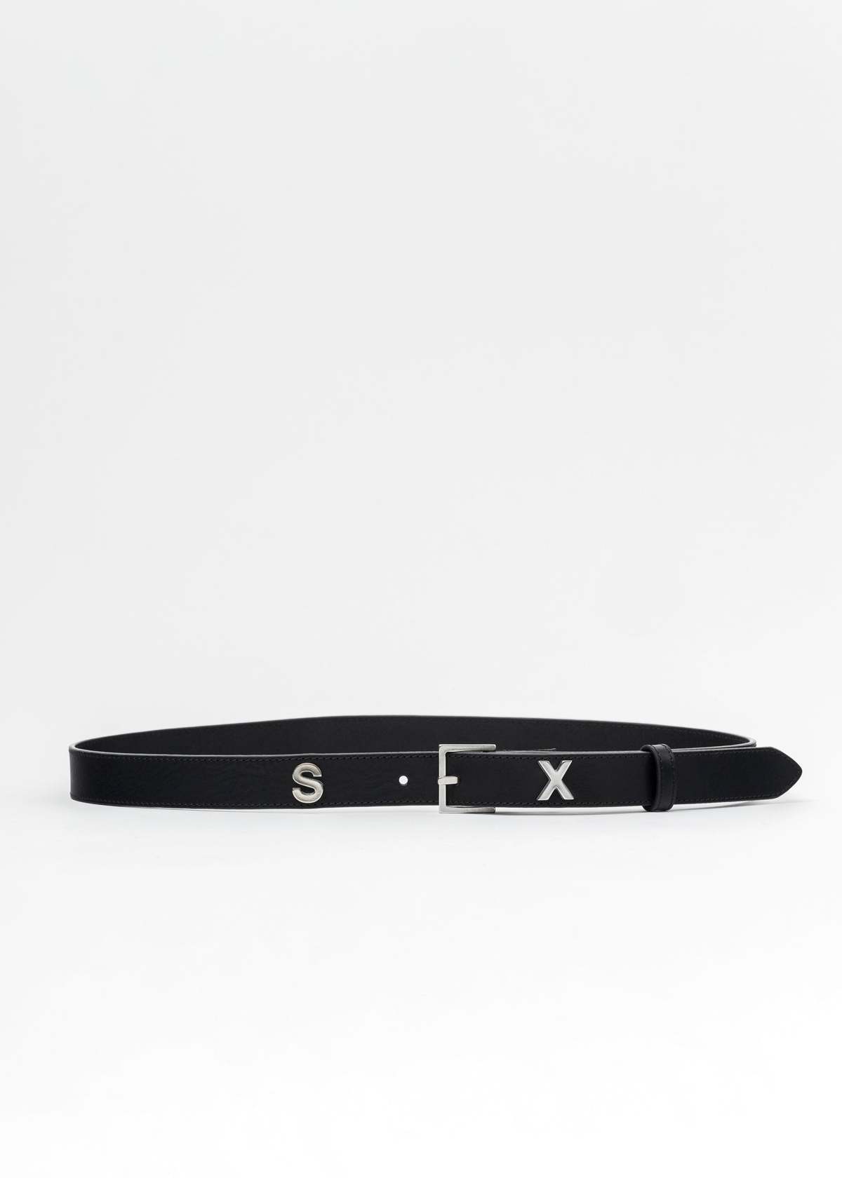 Martine Rose Sex Letter Belt Black Garmentory