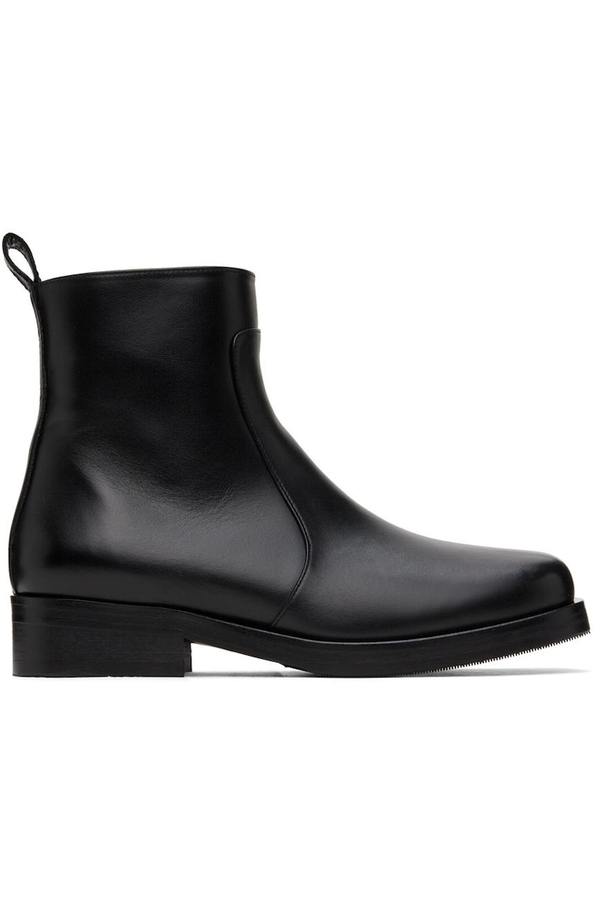 Studio Nicholson Square Boots - Black | Garmentory