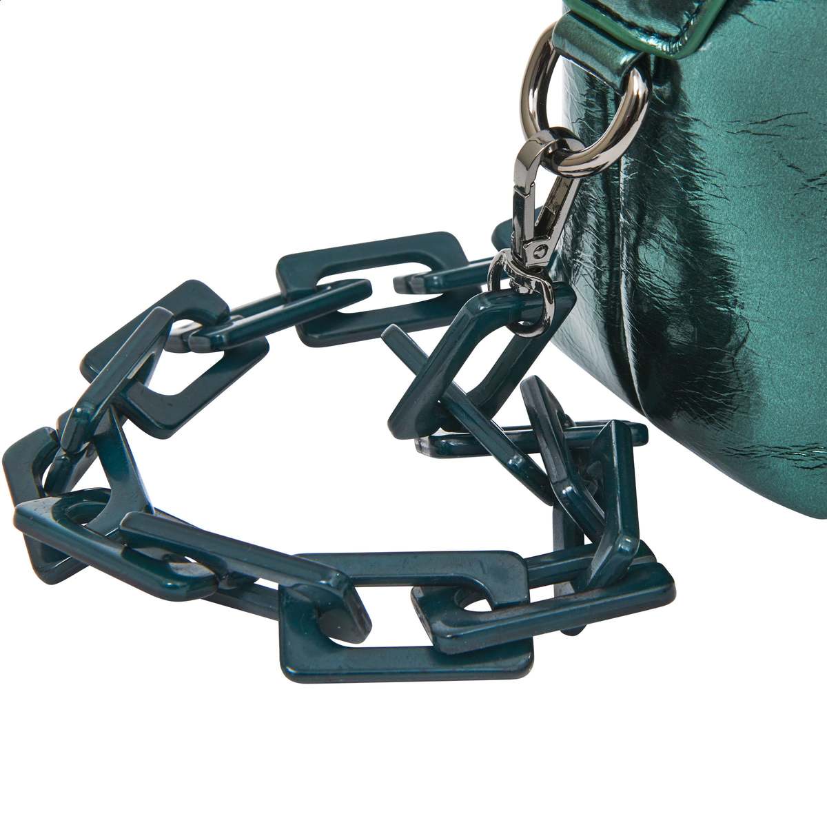 HVISK DOKA MINI METALLIC STRUCTURE - SHEENY GREEN | Garmentory