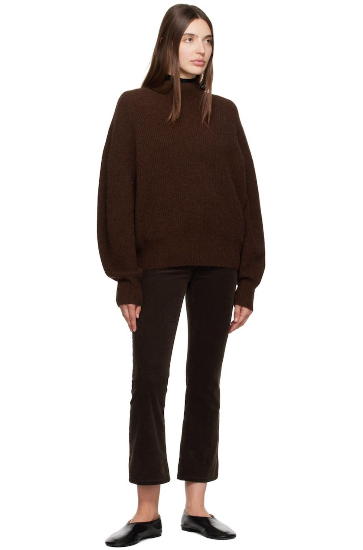 Frame Le Crop Mini Boot Jeans - Brown | Garmentory