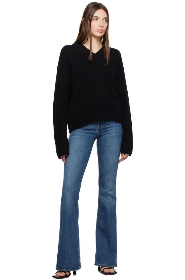 Frame Le High Flare Jeans - Blue | Garmentory