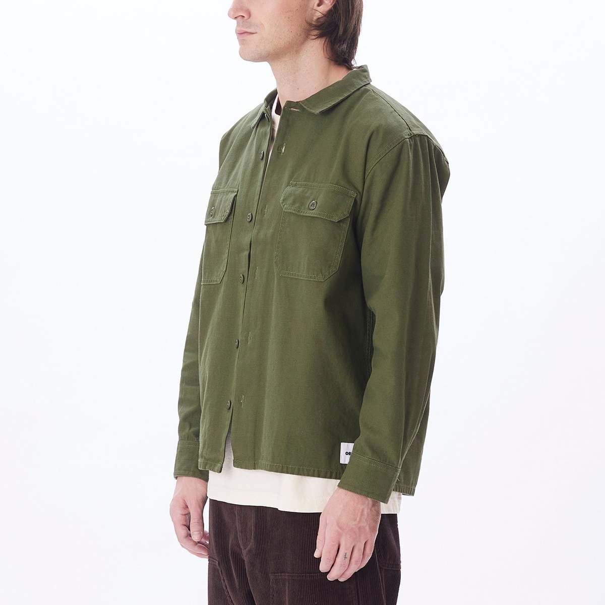 Obey Minus Shirt - Army | Garmentory