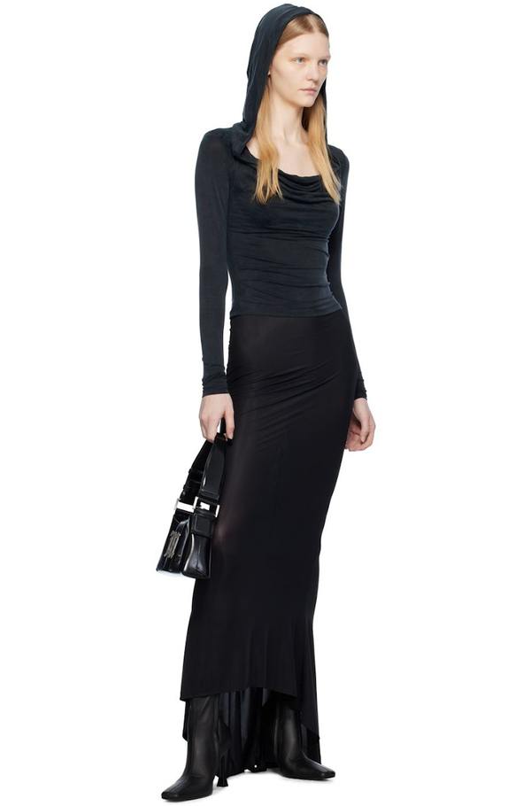 MISBHV Pandora Maxi Skirt - Black | Garmentory