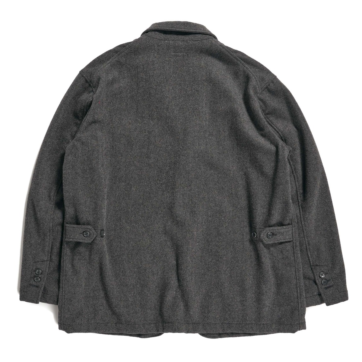 Engineered Garments Wool Polyester Heavy Flannel Loiter Jacket - Grey ...