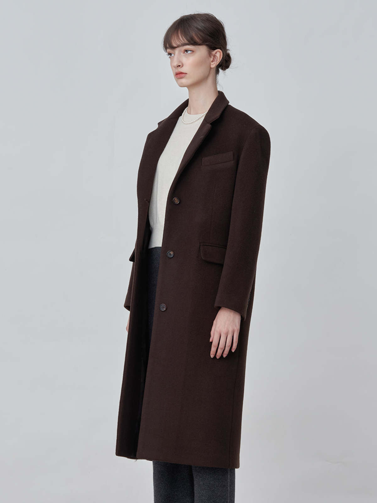 PURECASHMERE NYC Cashmere Over Fit Coat - Brown | Garmentory