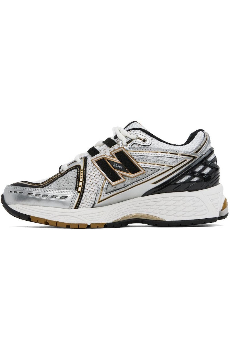 New Balance White & Silver 1906R Sneakers - Silver/Gold | Garmentory